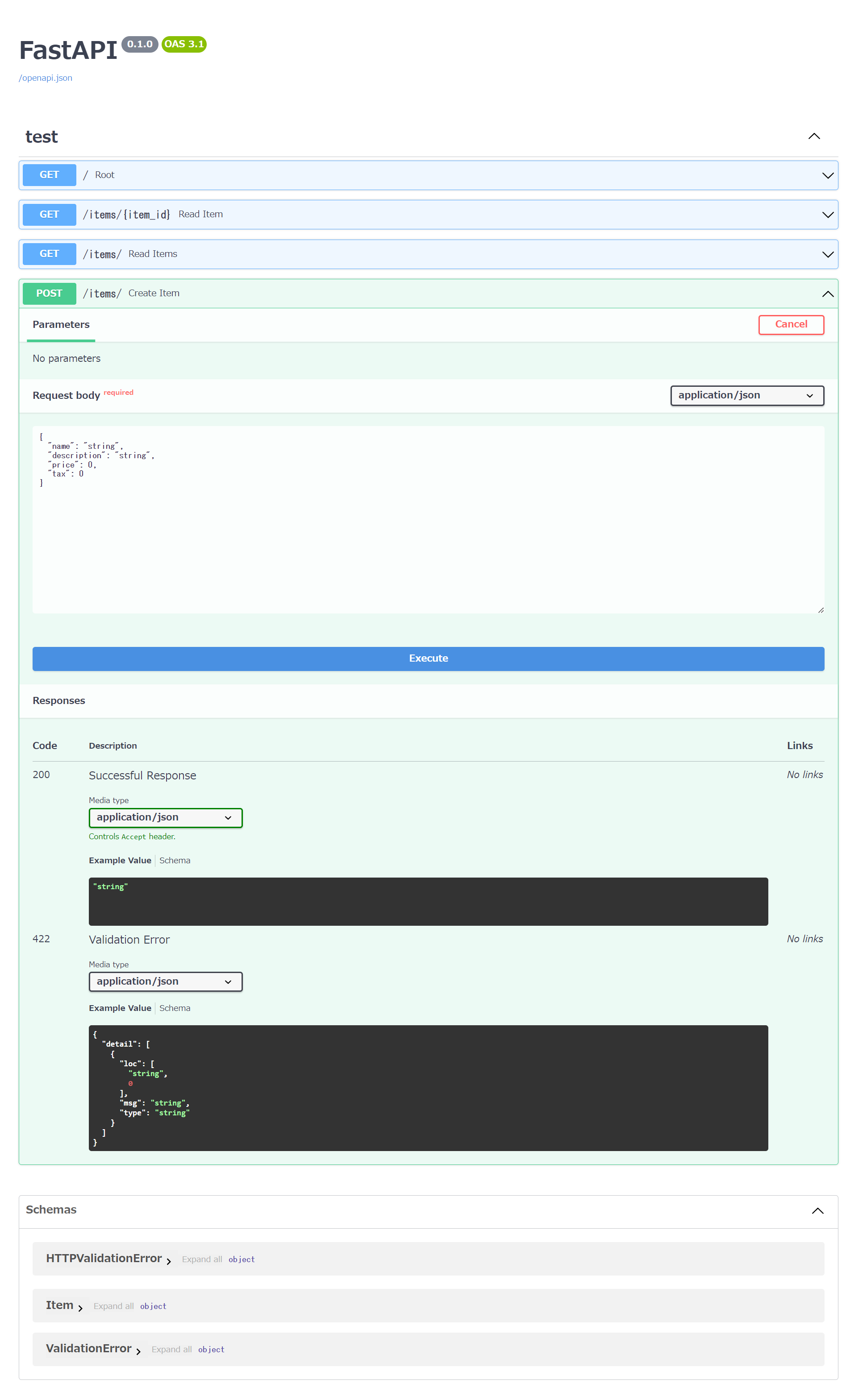 Chapter3 エンドポイントの作成 | docs